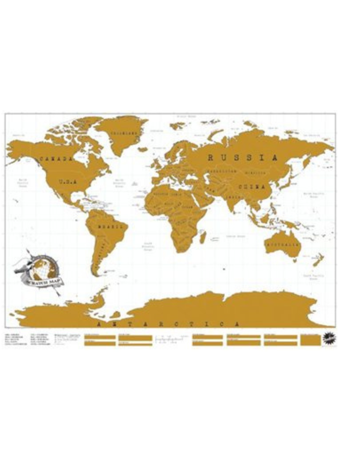 Travel Scratch Map – Johnny Ruth