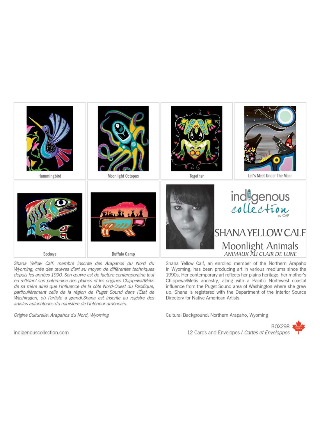 Moonlight Animals Notecards – Johnny Ruth